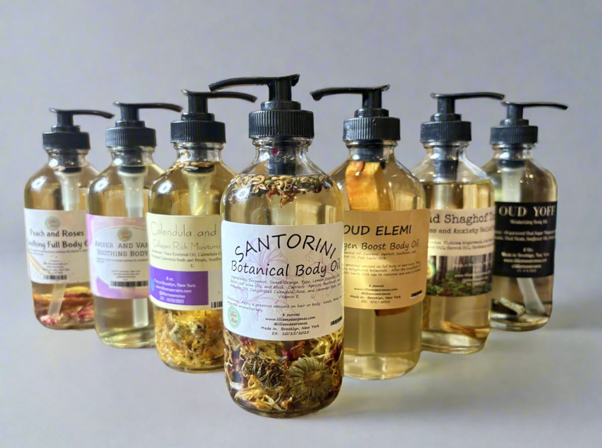 Botanical Oils Collection – Lillie Mae Handmade Aromatherapy Products